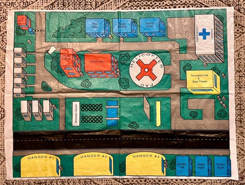 Play Mat Playtown Vinyl Vintage 36"x48" NOSTALGIC! 80s Ideal GI Joe? | eBay