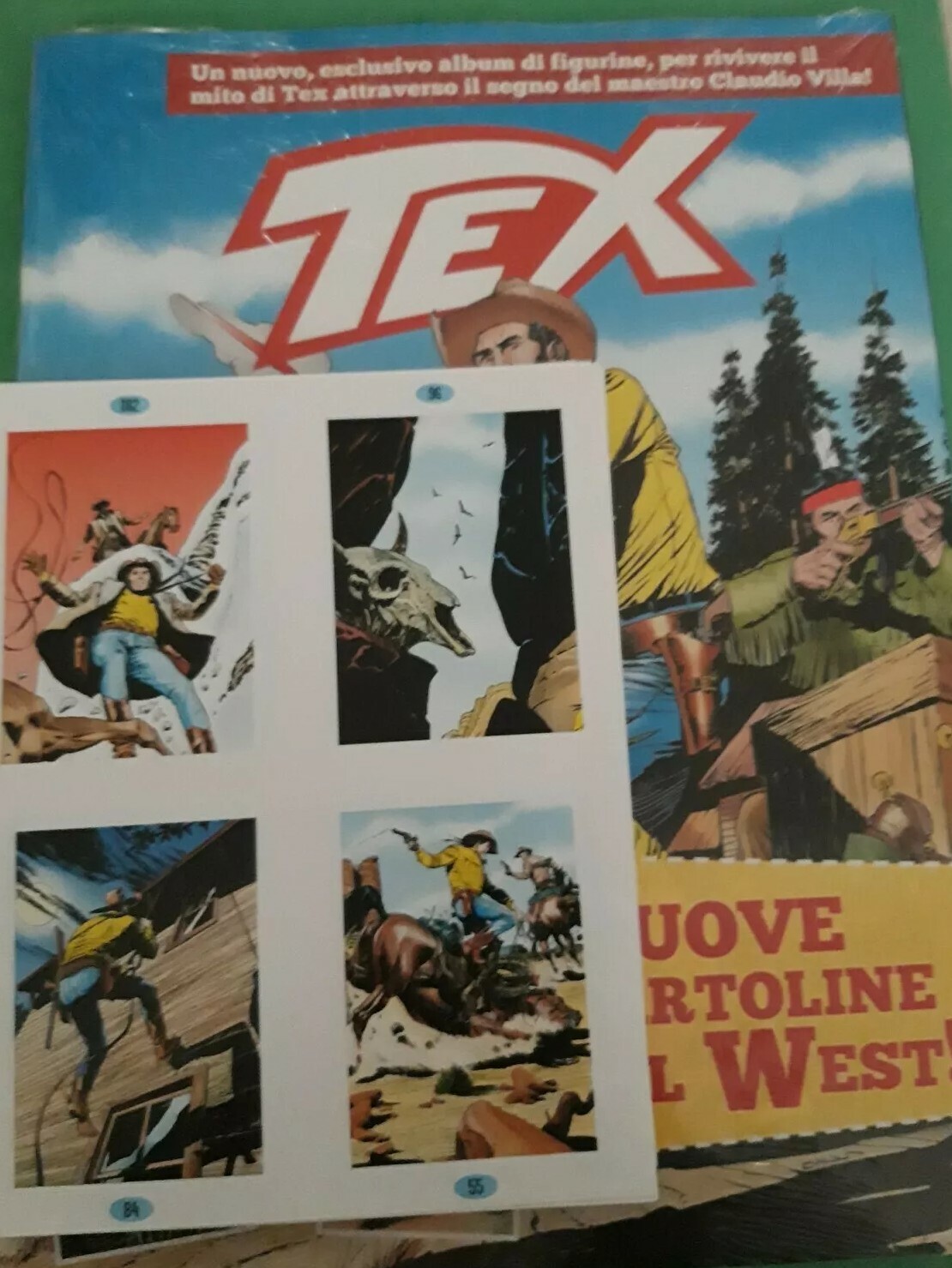 Album Tex 70 Anni di un mito "Nuove cartoline dal West" + set completo ...