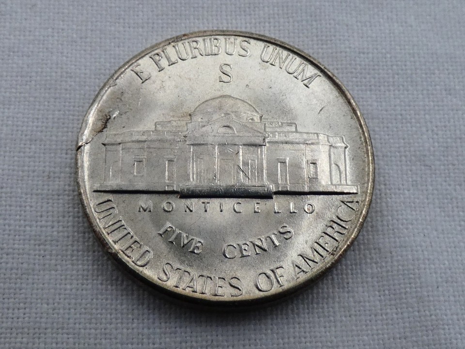 1944 S U.S. Silver Jefferson Nickel Beautiful Uncirculated Coin XX-15 ...