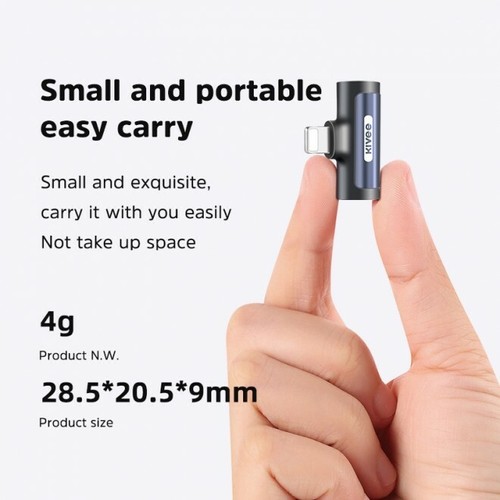 KIVEE AD10 iPhone M to 3.5mm Audio F + Charge Adapter (Not for Phone ...
