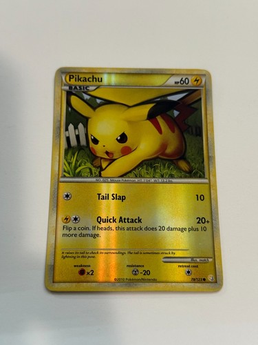 POKEMON CARD PIKACHU BASIC HP60 HP 60 NUMBER 78/123 SHINY | eBay