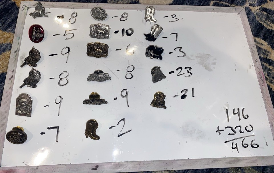 466 Vintage Cast Metal Pin/Brooch Lot | eBay