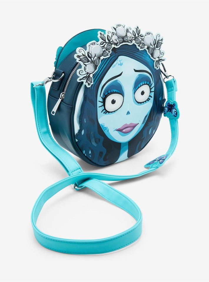 Loungefly Corpse Bride Emily Glow-in-the-Dark Figural Crossbody Bag | eBay