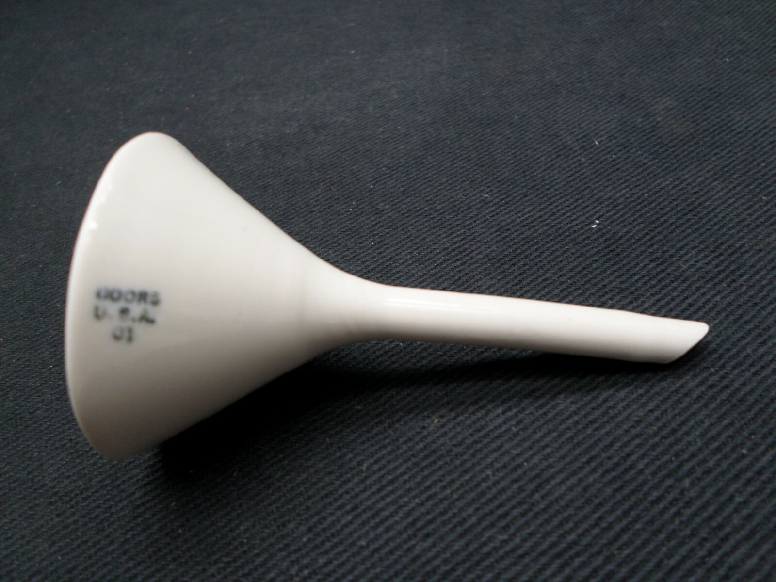 Coors Porcelain 10mL Perforated Hirsch Funnel, Fits 10mm Paper, Chipped ...