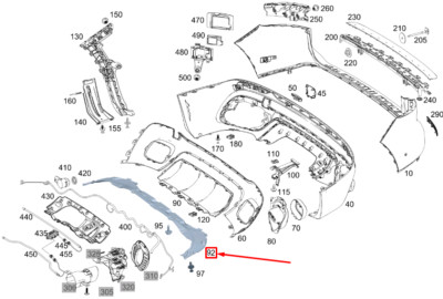 NEW MERCEDES-BENZ GLB X247 REAR-END FLOOR COVER A2476900103 ORIGINAL | eBay