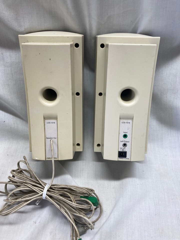 Vintage LCS-1016 Labtec computer speakers | eBay