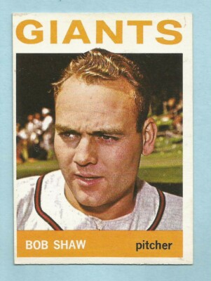 1964 Topps Baseball Bob Shaw #328 San Francisco Giants EX/MT | eBay
