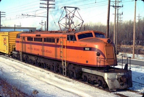 CSS&SB South Shore Line Freight Loco #802 1976 35mm Original Kodachrome Slide | eBay