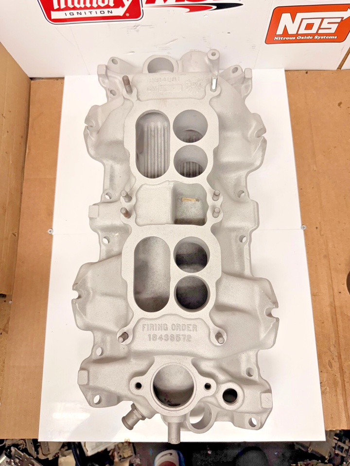 NICE 1962-64 CHEVY GM 409 2X4 DUAL QUAD FACTORY OEM INTAKE MANIFOLD ...