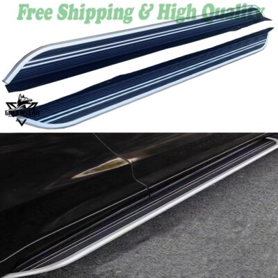 Black Fixed Running Board Fits For Audi Q3 2019-2023 Side Step Nerf Bar ...