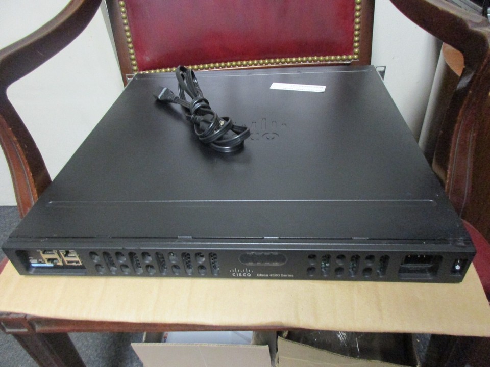 Cisco ISR4331/K9 Integrated Services Router with Rack ears, NIM-2MFT-T1 ...