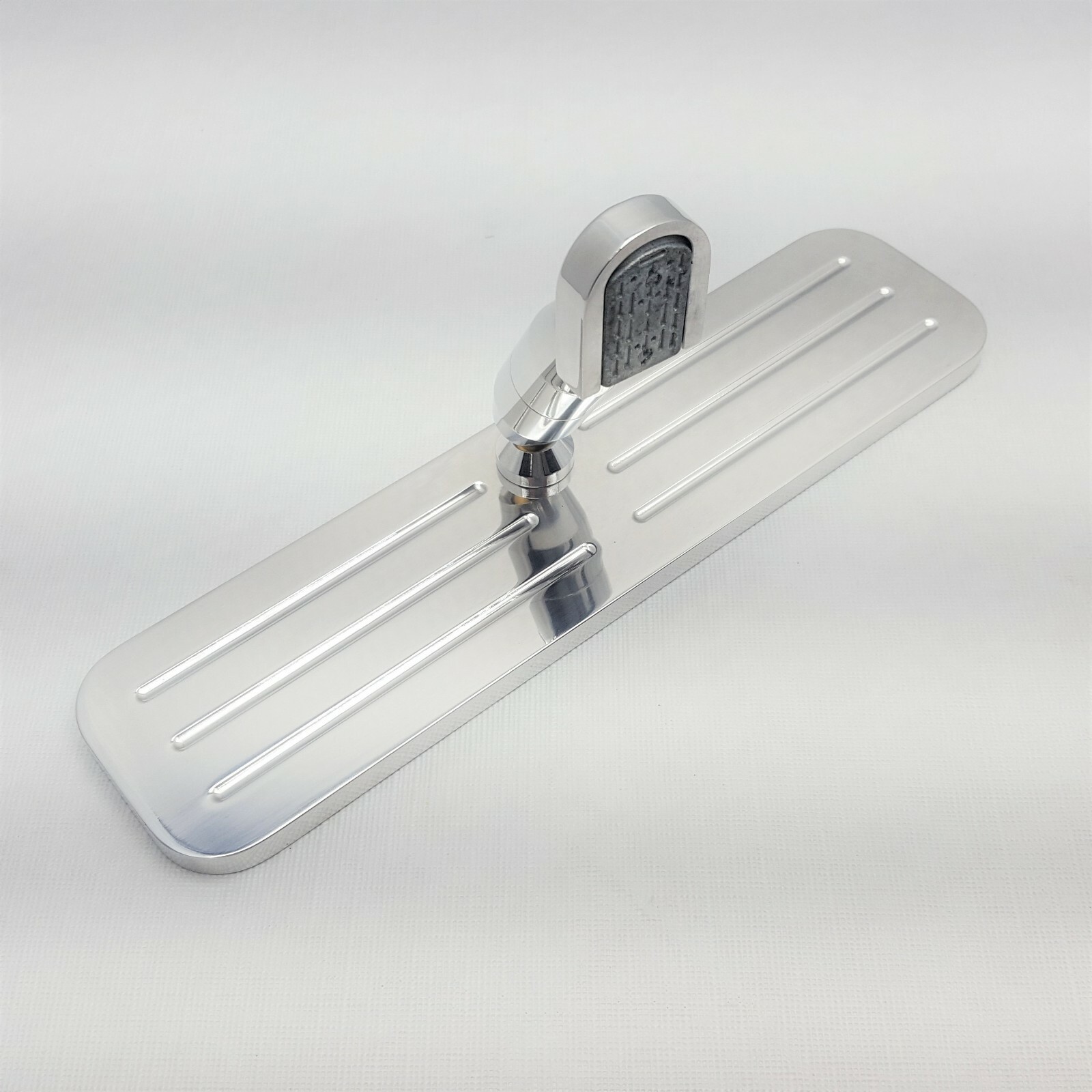 Polished Billet Aluminum Rear View Mirror Ball Milled Chevy Ford ...