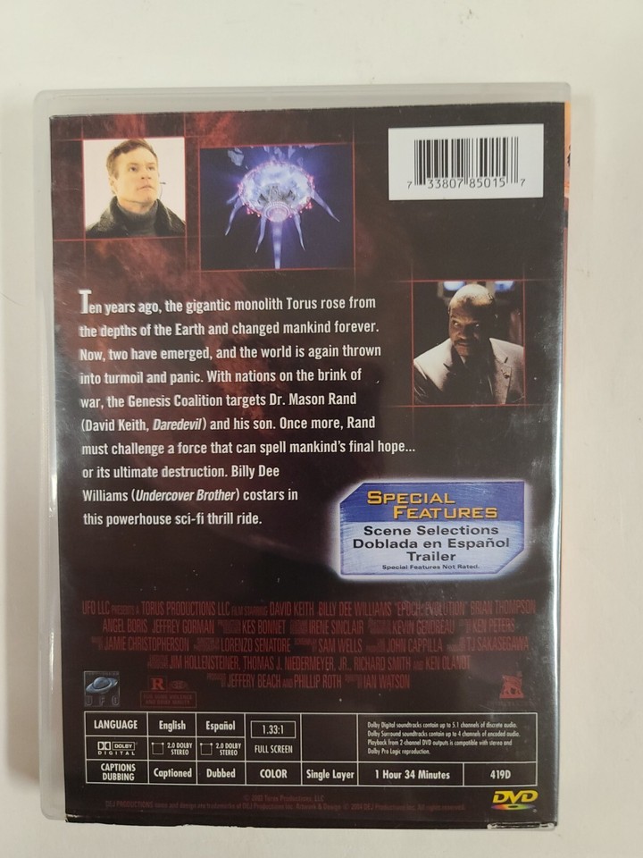 Epoch Evolution , Pre-Owned DVD ( David Keith ) | eBay