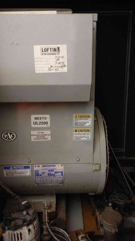 AS-IS 30KW MTU John Deere 4024TF 1PH Diesel AS-IS / Parts / Not Working ...