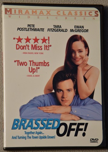 Brassed Off DVD Ewan McGregor Pete Postlethwaite Tara Fitzgerald ...