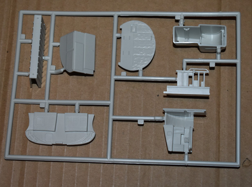 AMT KC-135 model kit parts interior and wheel well parts 1/72 scale ...