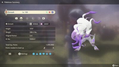 Shiny Alpha Zoroark Hisui Max Effort Pokemon Legend Arceus | eBay
