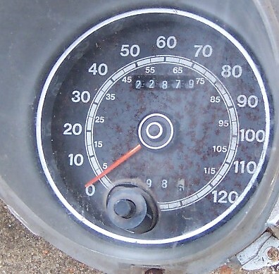 Used Original 71 72 73 FORD MUSTANG TACHOMETER / SPEEDOMETER CLUSTER ...