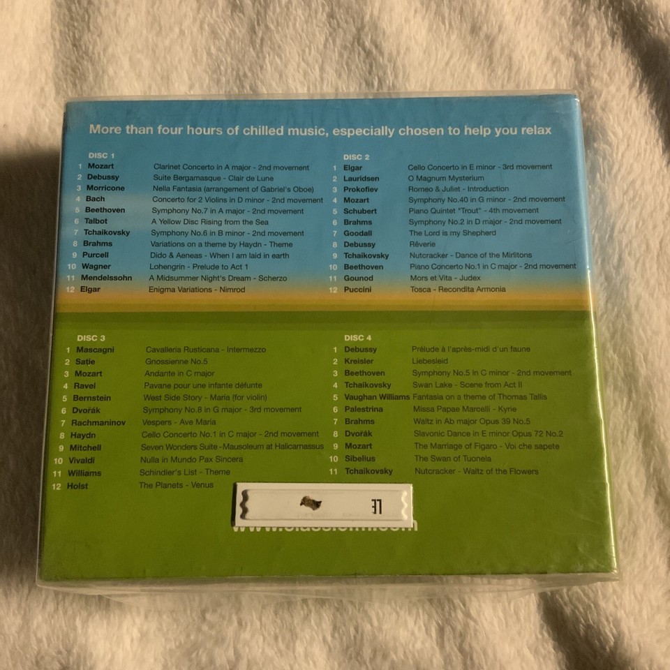 Classic FM: Relaxing 47 tracks various artists 2005 Boxset 4 X Cd Set ...