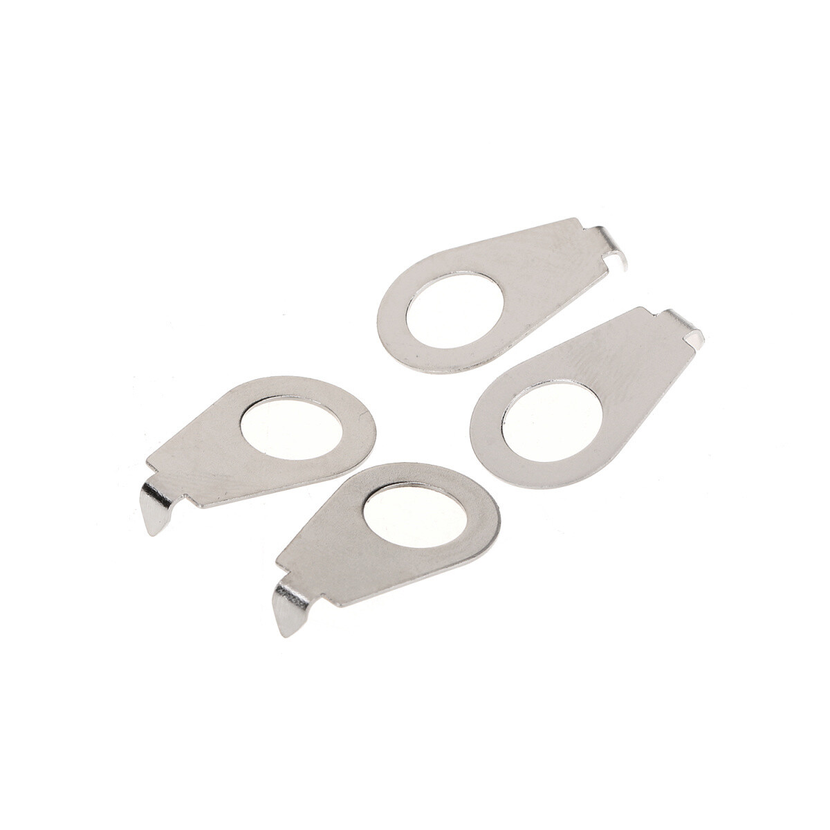 Musiclily Pro 4Pcs Chrome Nickel Guitar Knob Pointer Plate Position ...