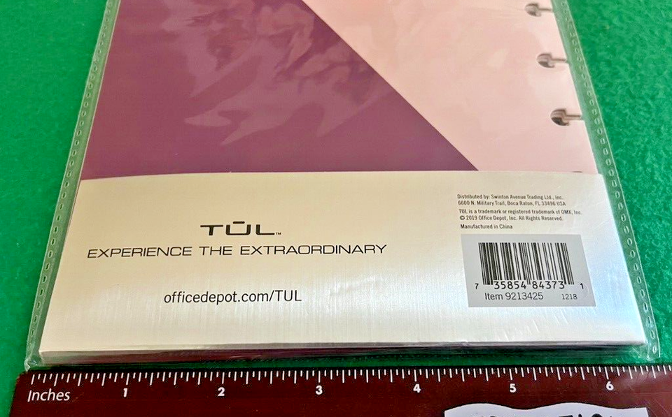 TUL Custom Note-Taking System Discbound Notebook Covers 5.5x8.5 Pink ...