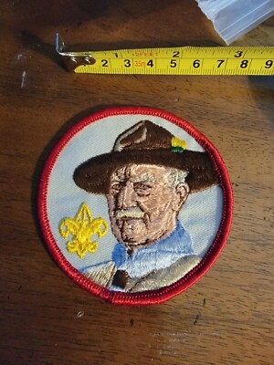 Vintage 70s Baden Powell Founder Boy Scouts Patch | eBay