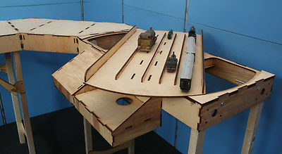 Model Railway Baseboard Turntable Precision Laser Cut Modular Base ...