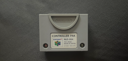 N64 Controller Pak NUS-004 OEM Official Nintendo 64 Memory Card | eBay
