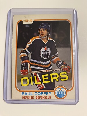 1981-82 PAUL COFFEY #111 ROOKIE OPC Key HALL OF FAME Star NHL Hockey ...