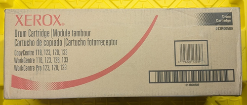 Sealed Genuine Xerox 013R00589 Drum Cartridge WorkCentre 118 123 128 ...