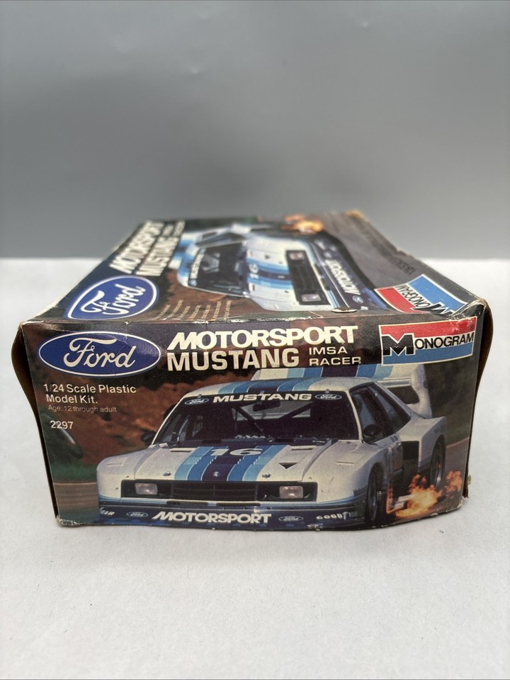 Monogram 2297 Ford Motorsports Mustang IMSA Racer 1:24 Model Kit | eBay