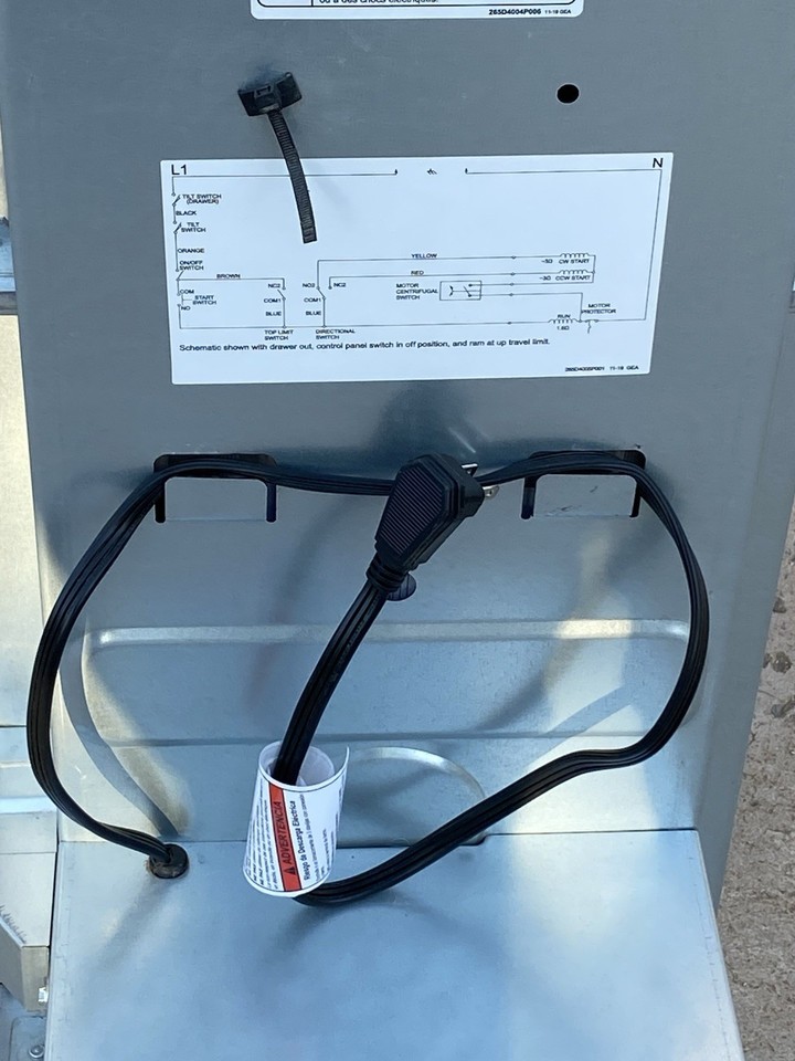 GE 15” Trash Compactor Model# UCG1500NWW In Color White New No Box ...