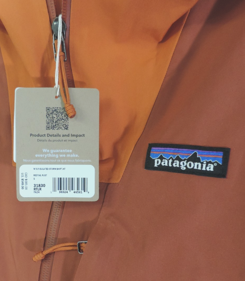 Patagonia Storm Shift Jacket (Redtail Rust) Size Men S / New with Tags ...
