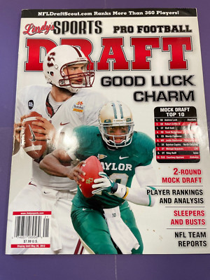 Lindys Pro Football Draft Magazine 2012 Baylor R. Griffin & Stanford ...