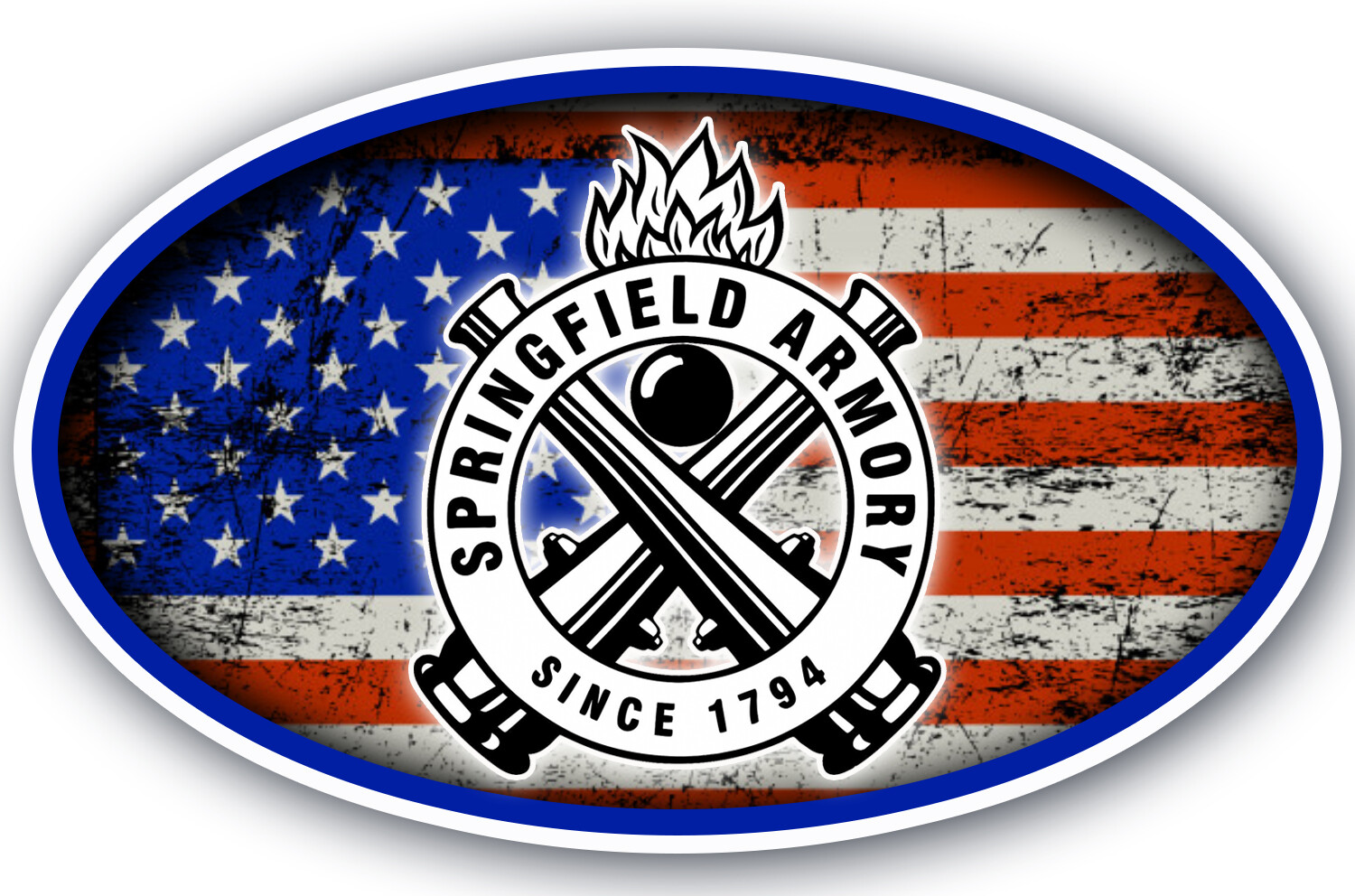 Springfield Armory USA Flag 2ND Amendment Sticker Vinyl Decal 3"x 5" | eBay
