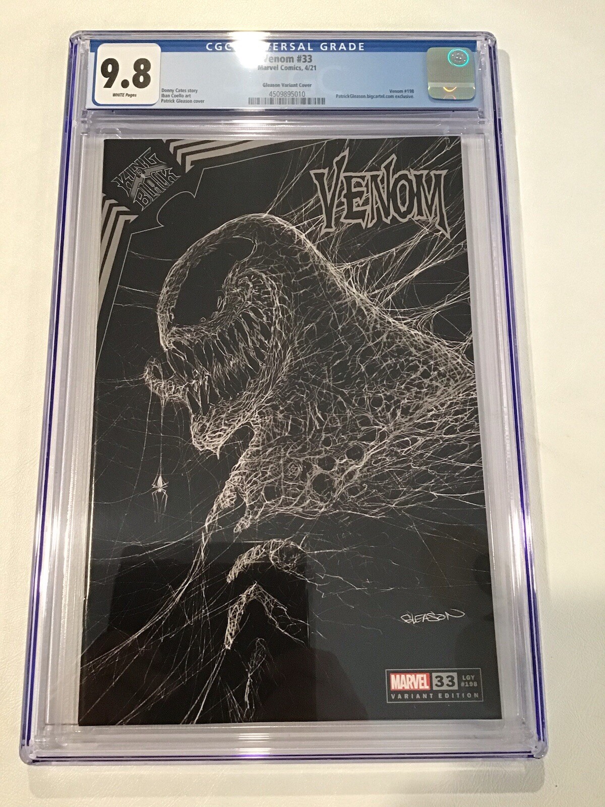 Venom #33 CGC 9.8 Gleason Variant Cover - Knull King In Black 🔥 🔑 🔥 | eBay