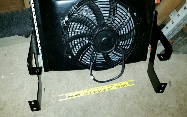 12-0437c Parallel Flow Condenser Dcm/texdyne 12 Volt Pull Fan Workhorse ...