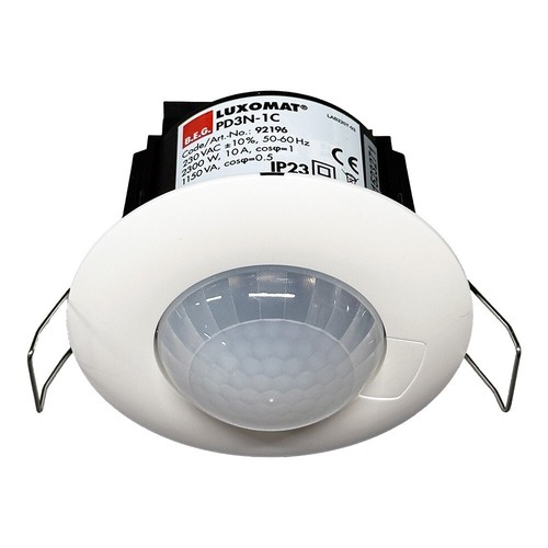 BEG Luxomat 360 Degree PIR Motion Sensor Ceiling Recessed 240V PD3N-1C ...