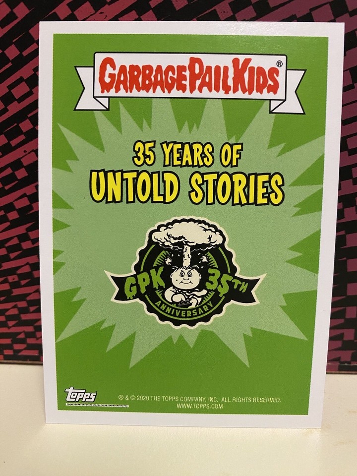 2020 Topps Garbage Pail Kids GPK 35 Years Untold Cover Story Slobby ...