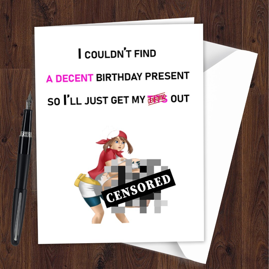 BIRTHDAY CARD Funny Rude Brother Son Dad Husband Boyfriend Friend for ...