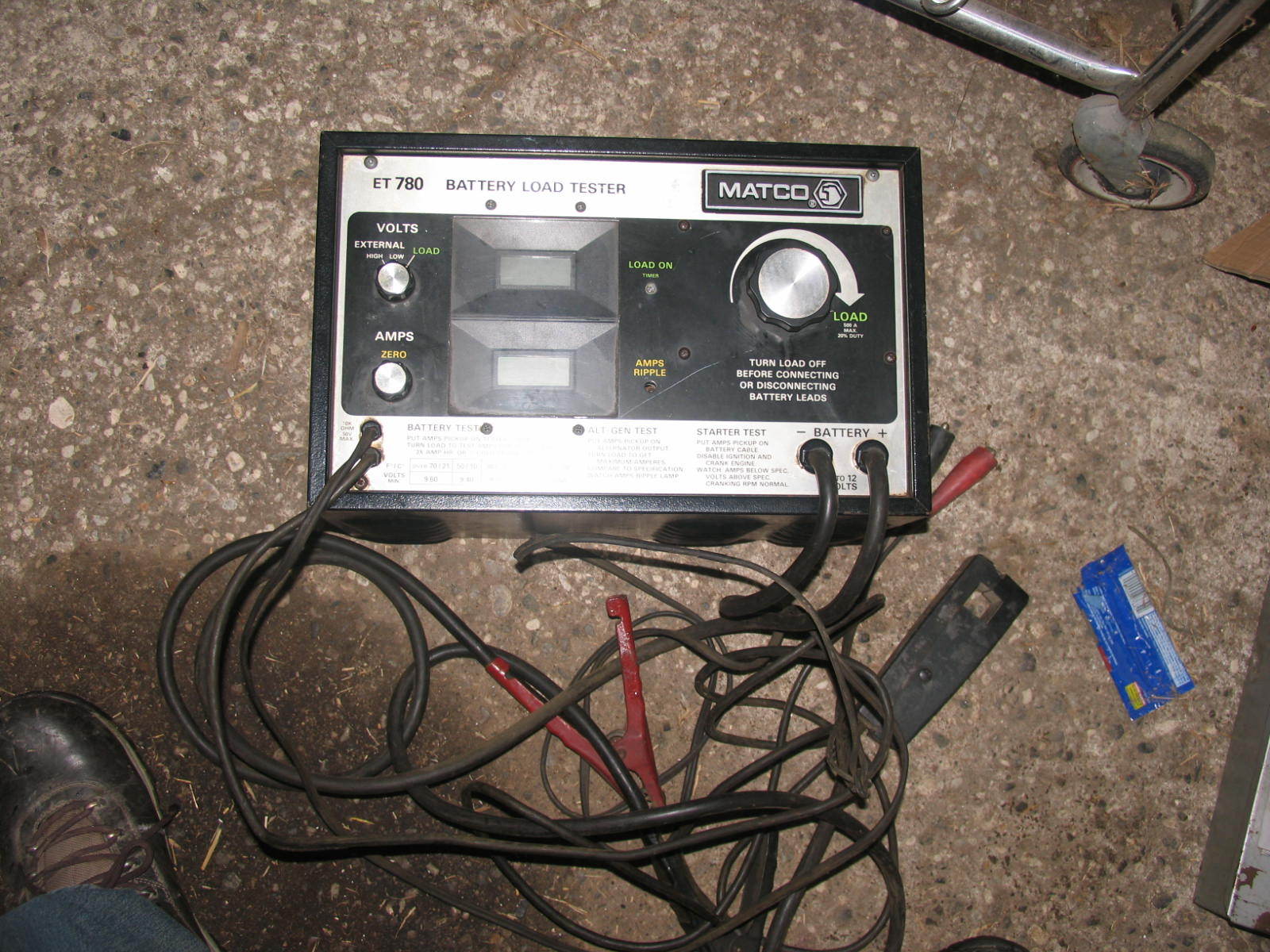 Matco ET780 Battery Load Tester tool | eBay