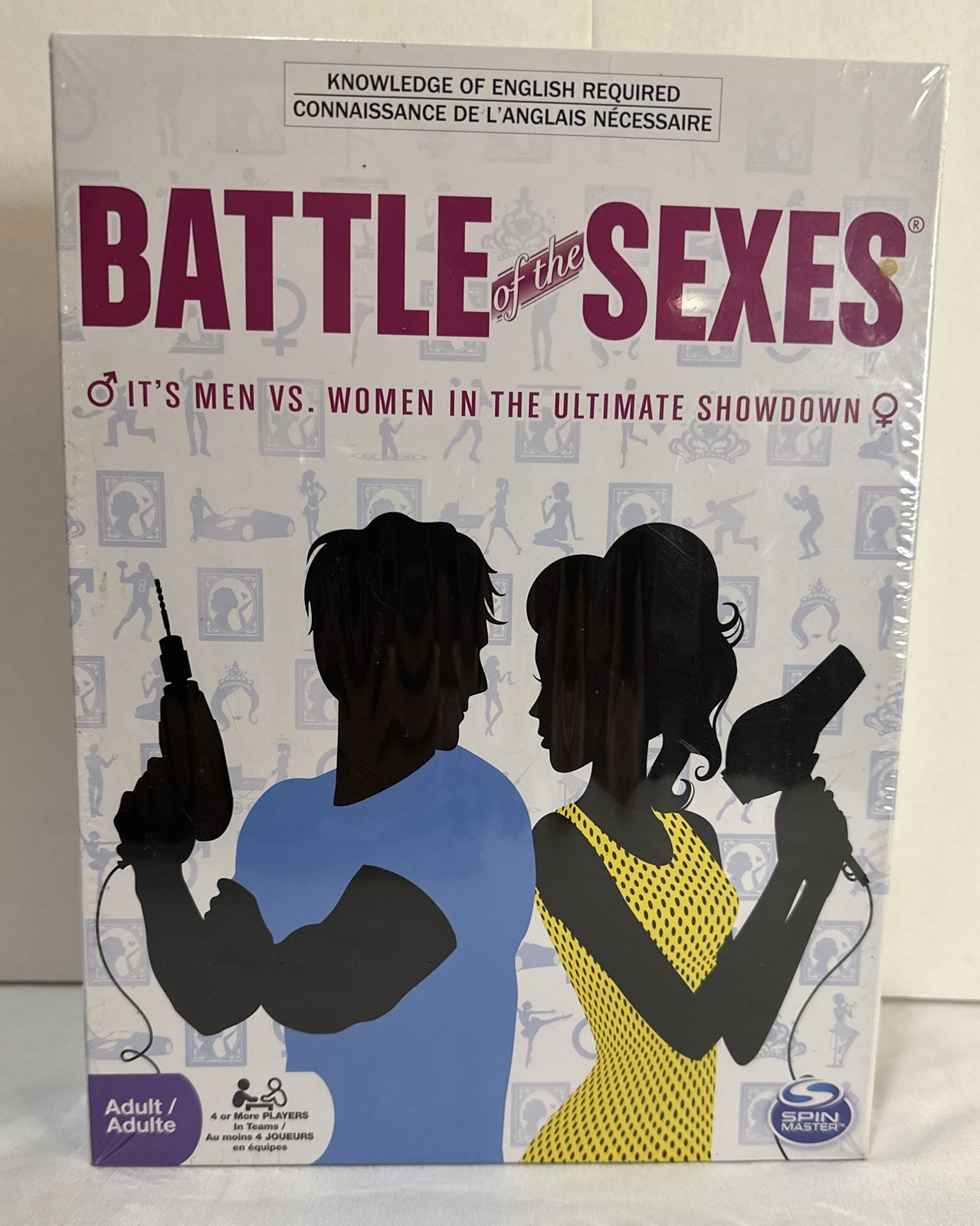 New Battle Of The Sexes Board Game Card Game Men Vs Women Sealed Never ...