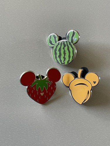 Disney Collector Pins Food Hidden Mickey Strawberry Acorn Watermelon | eBay