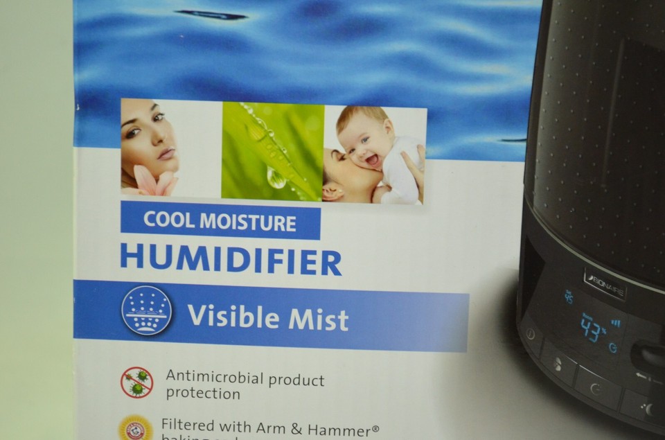 Bionaire Digital Cool Moisture Purified Visible Mist Humidifier BCM7913 ...