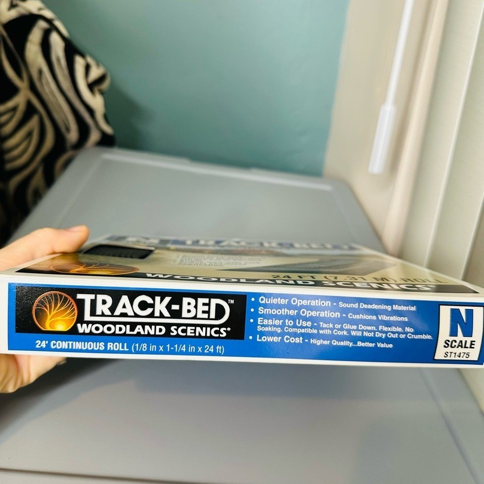 Woodland Scenics N Scale Track-Bed Roll 1475 Foam Track Bed | eBay