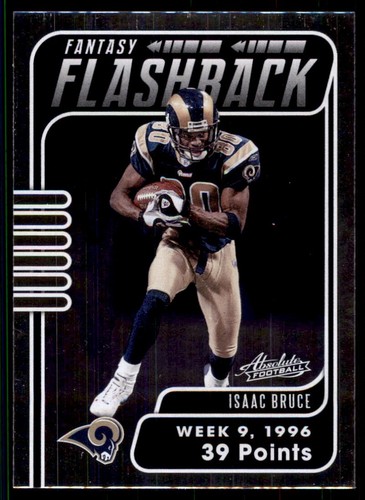 2020 Absolute Fantasy Flashback Isaac Bruce Los Angeles Rams #FF-IB | eBay
