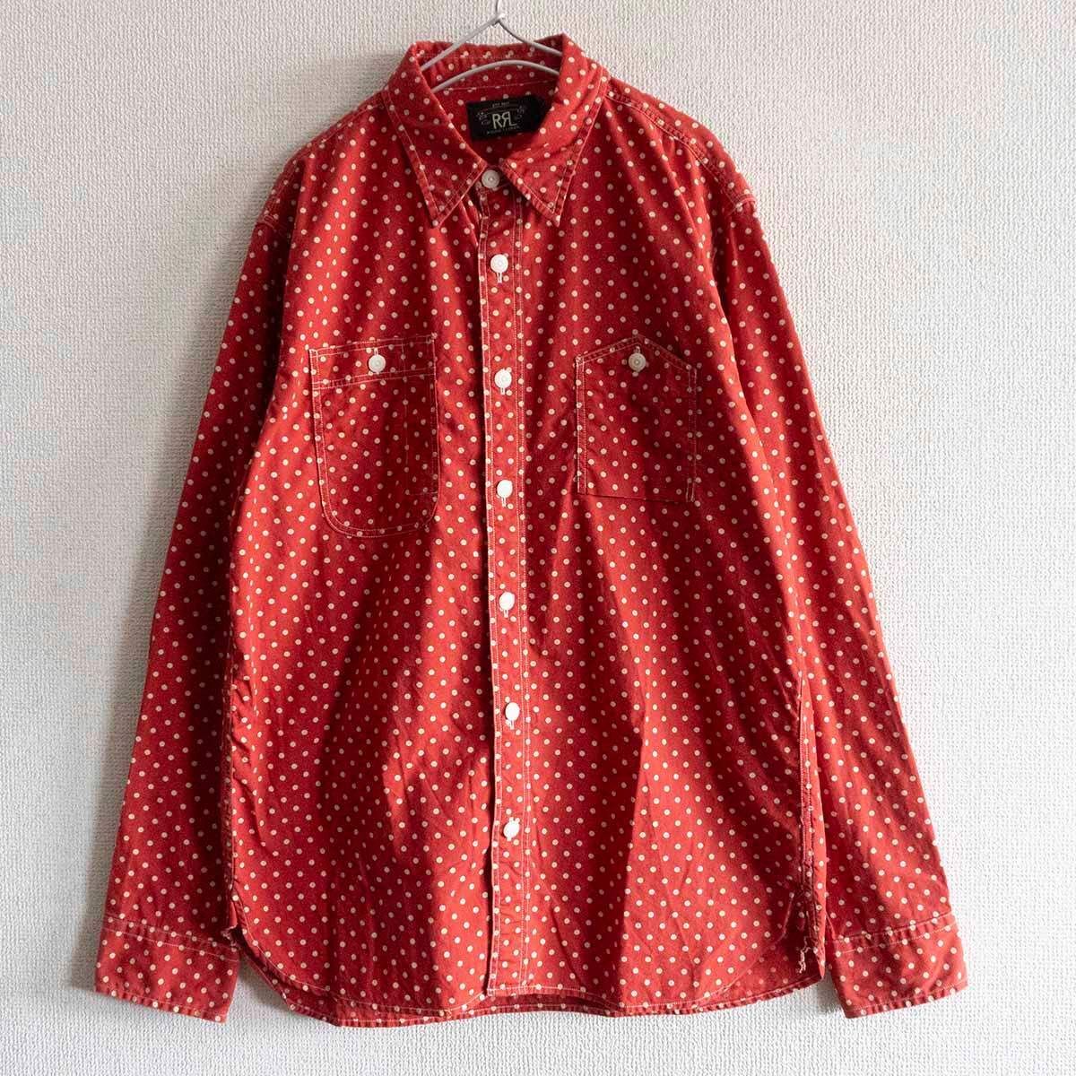 RRL RALPH LAUREN Double RL Polka Dot Work Shirt Men R… - Gem