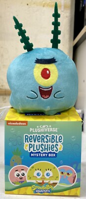 Teeturtle Spongebob Plushiverse Reversible Plankton Plush RARE Mystery ...