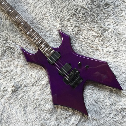 Warlock Extreme Electric Guitar Purple Body FR Bridge Black Parts Fast ...