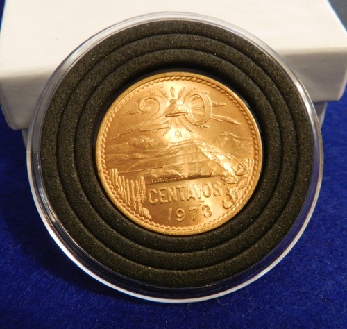 1973 Mexico 20 Centavos - UNC Coin - Possible Error on 7 - See PICS | eBay